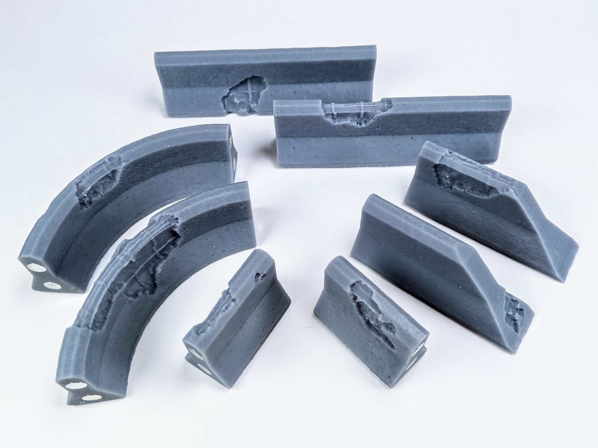 Magnetic Concrete Barriers – Custom Miniature Maker