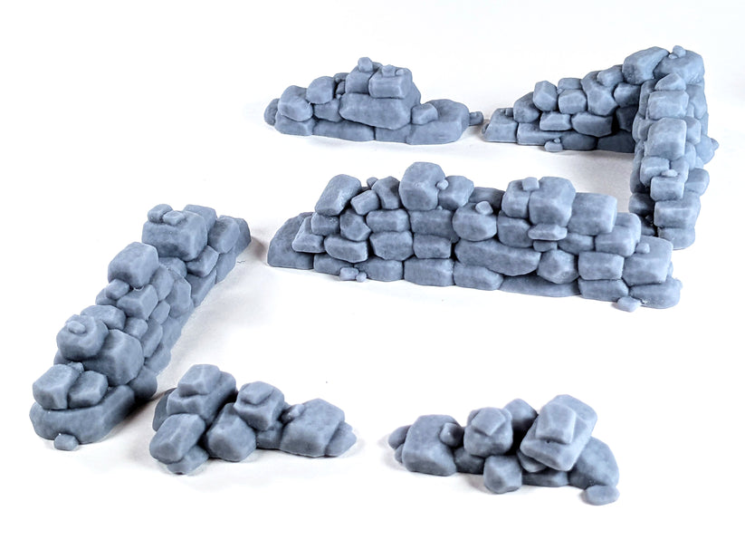 Stone Wall Ruins – Custom Miniature Maker